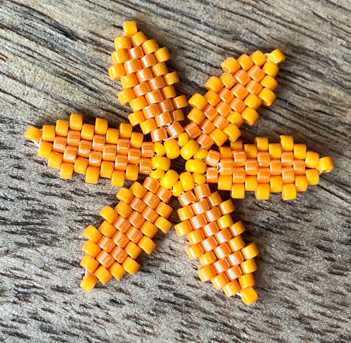 Seed Bead Tutorial Beaded Flower Charm - Etsy