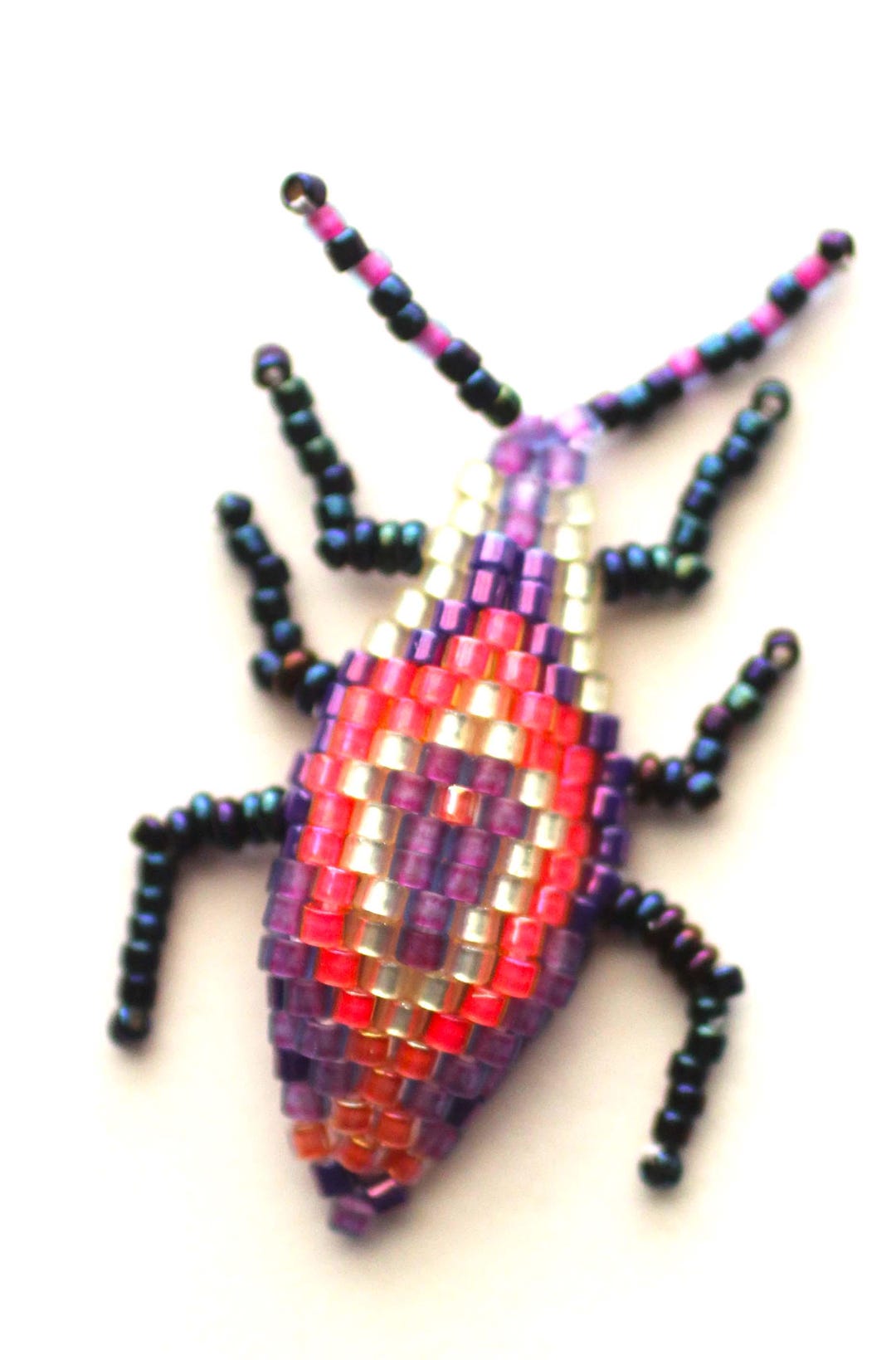 Beaded Beetle Pattern, Seed Bead Design, Delica Bead Tutorial, - Etsy