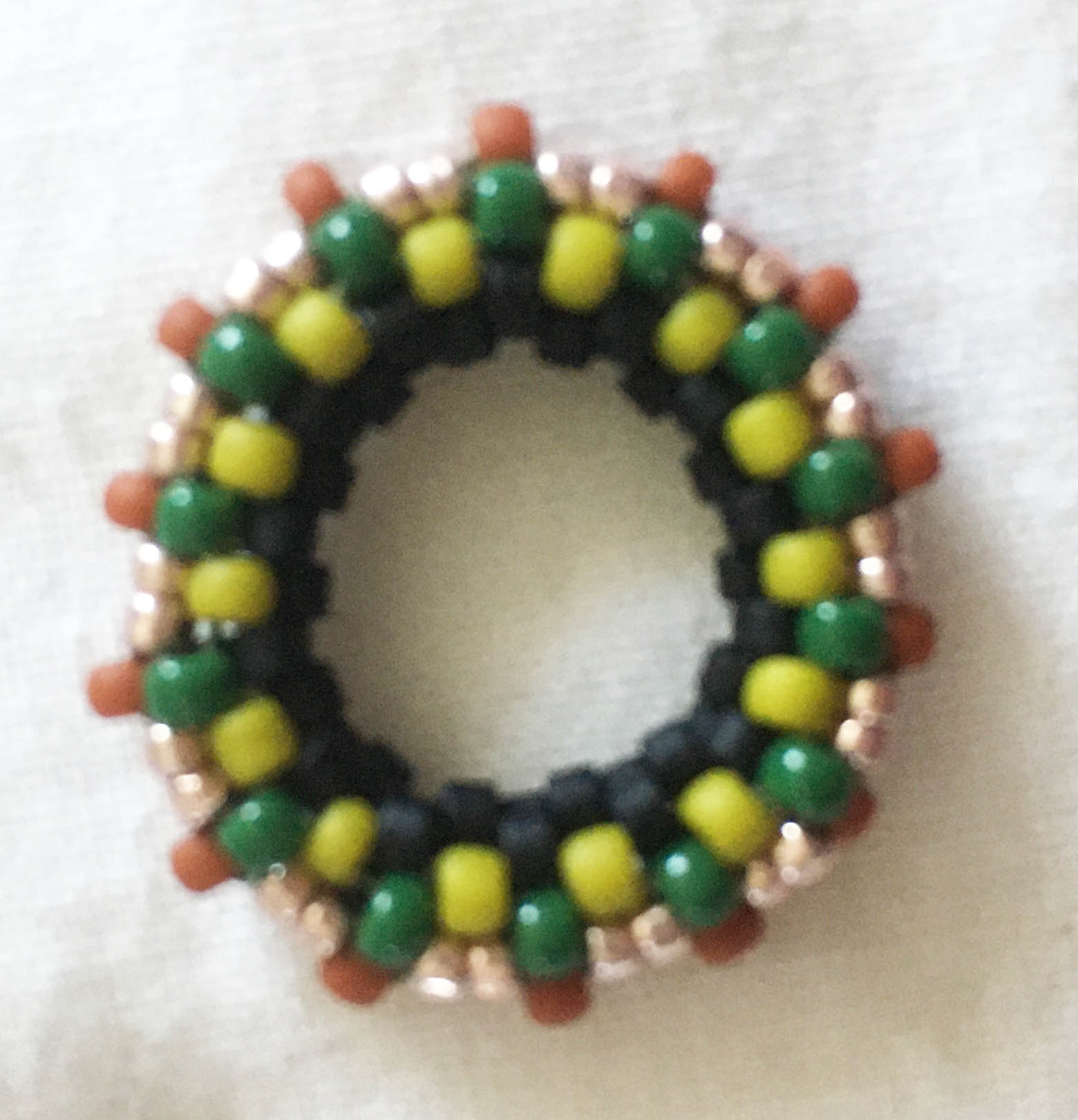 Seed Bead Pattern, Tutorial Toggle Loop and Bar Clasp Made With Round ...