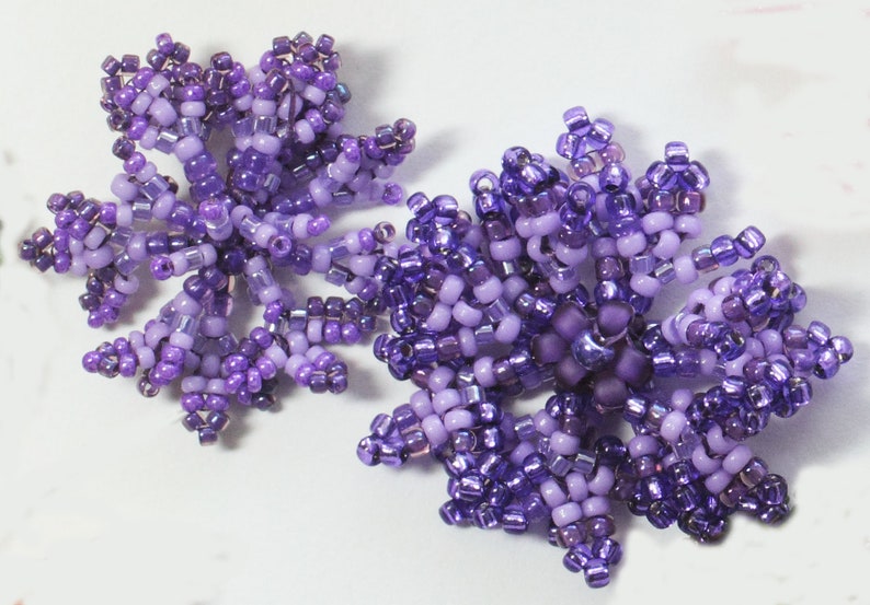 Seed Bead Pattern, Beaded Flower, Flower Tutorial, Bachelor's Button ...