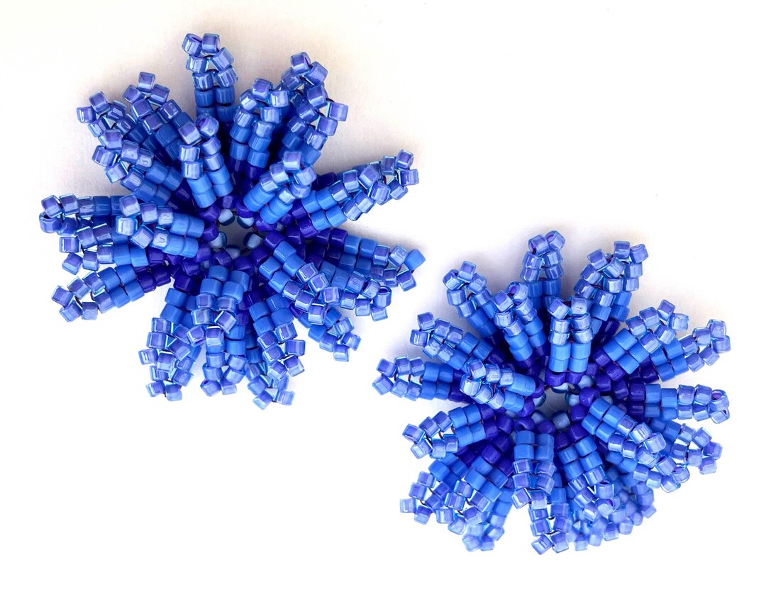 Beaded Flower, Flower Tutorial, Stitched Seed Bead Flower, Seed Bead ...