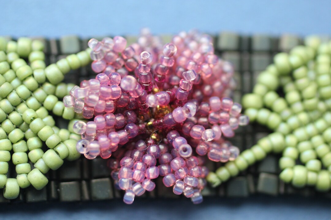 Seed Bead Pattern, Tutorial, Seed Bead Flower, Water Lilies Bracelet ...