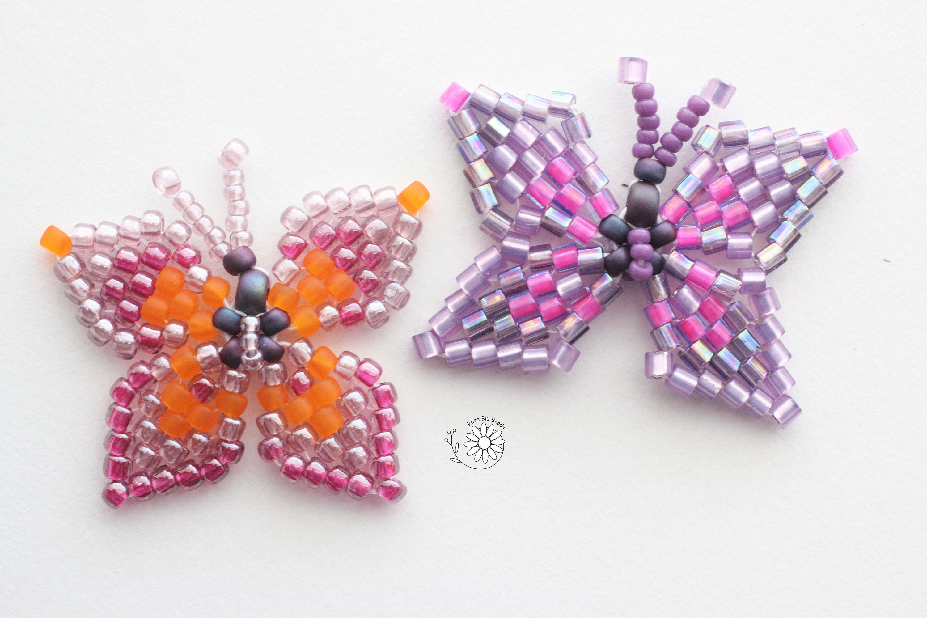 Seed Bead Pattern, Bead Weaving Design, Butterfly Tutorial - Etsy