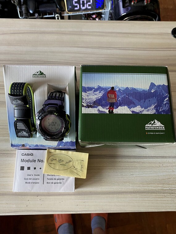 CASIO PATHFINDER PROTREK solar atomic watch PAW1500GB… - Gem