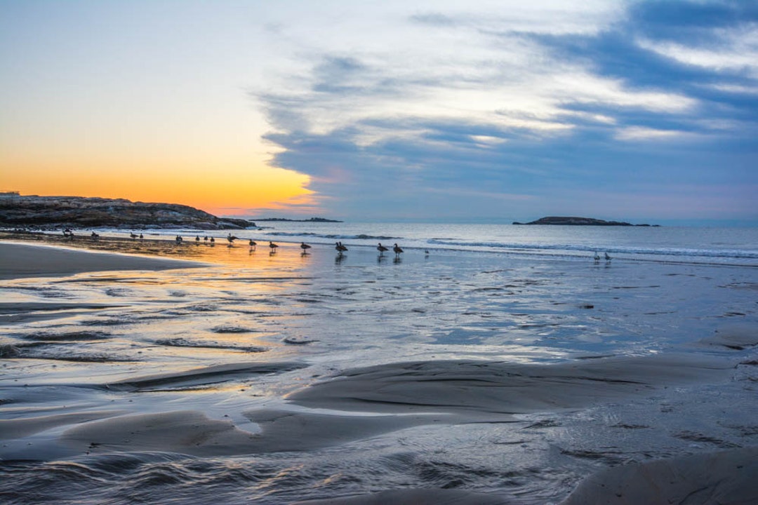 Preston Beach, Marblehead, Swampscott, Massachusetts at Sunrise, Beach ...