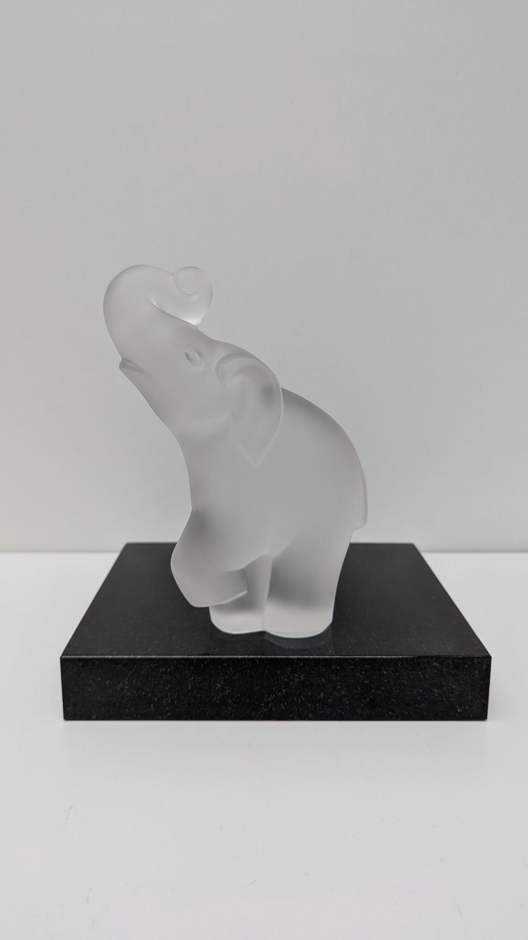 Val Saint Lambert Crystal Belgium Katarina De Sorss Baby Elephant ...