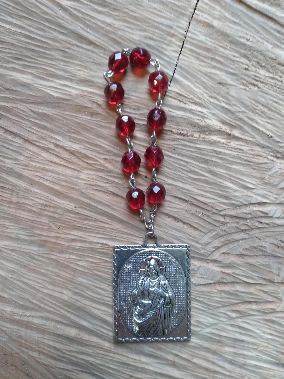 Surrender Novena ~ Chaplet ~ Fr. Dolindo Ruotolo ~ 8mm Czech Glass & XL ...