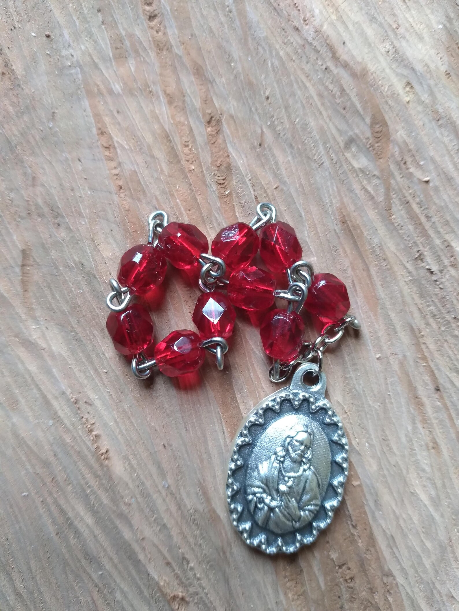 Surrender Novena Chaplet Fr. Dolindo Ruotolo 6mm Siam | Etsy