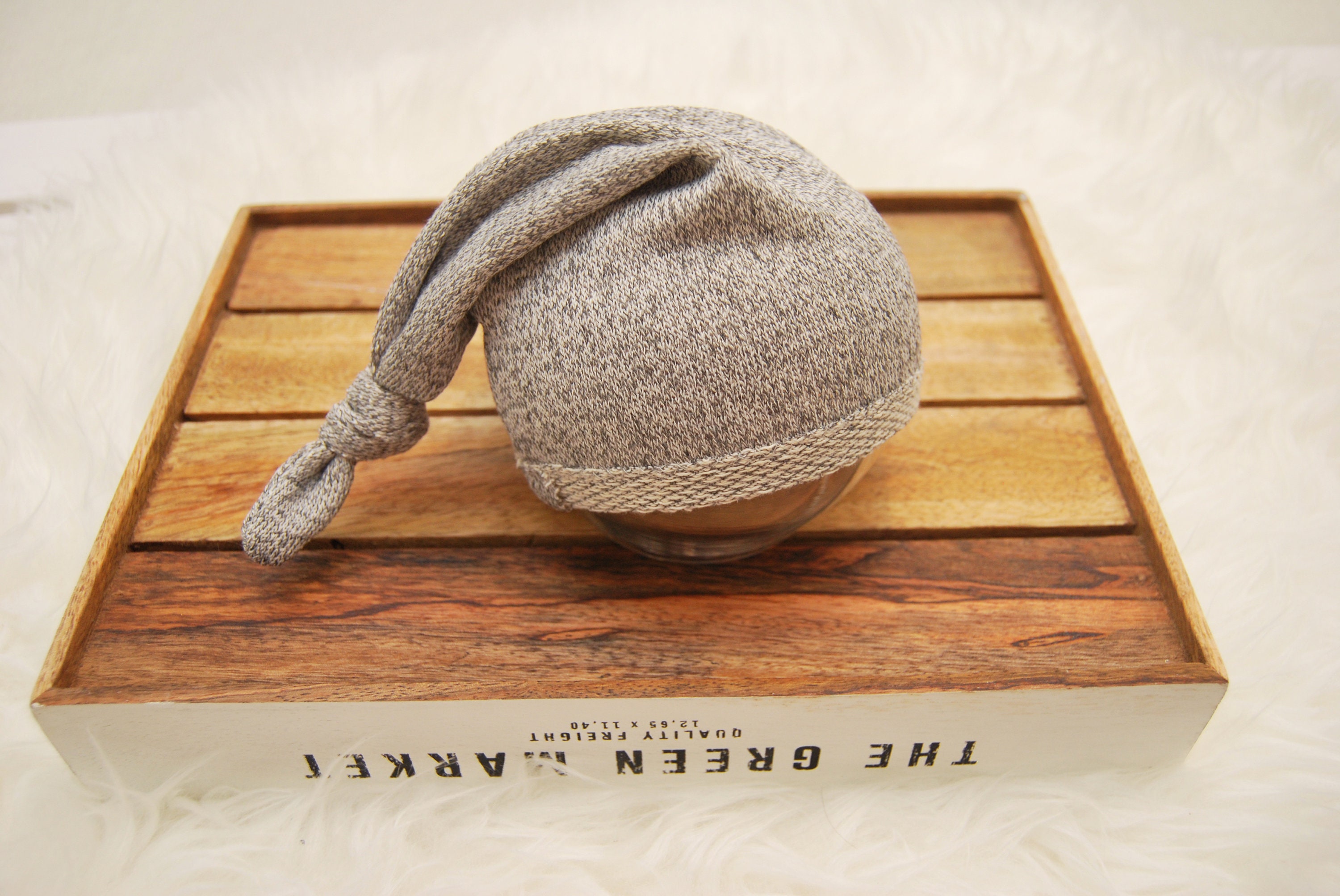 Photo prop newborn hat, baby sleepy hat photography prop, knot hat ...