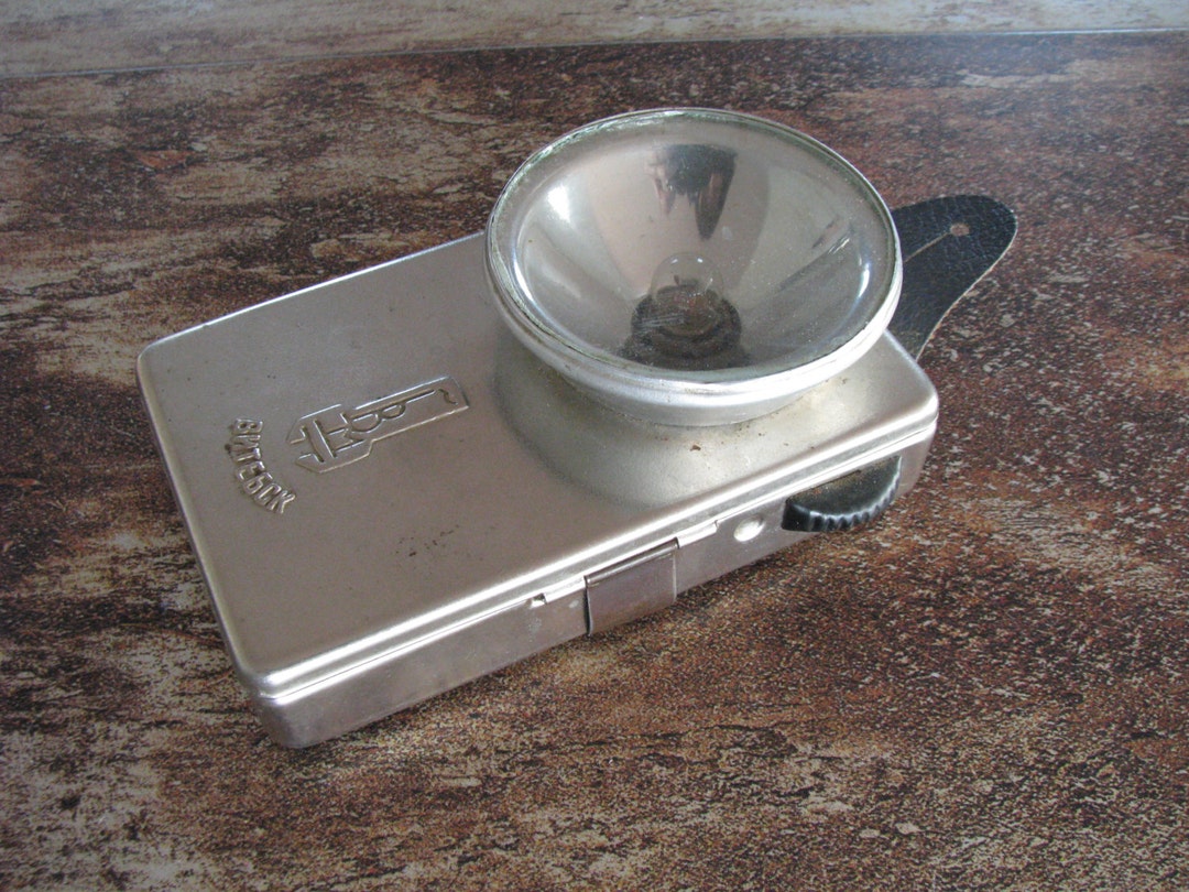 Soviet Vintage Working Military Flashlight Silver Tone Pocket - Etsy