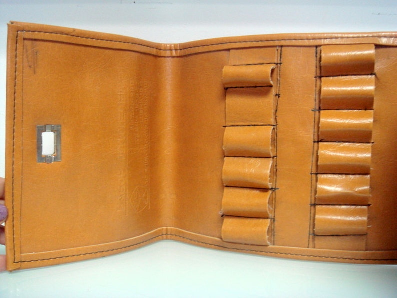 Soviet Era Tools Bag Vegan Leather Brown Case Men Tools Organizer ...