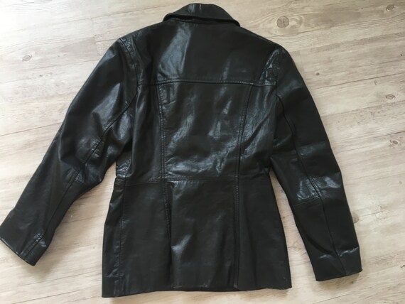 Vintage women Leather Jacket by HIDESIGN Black Jacket… - Gem