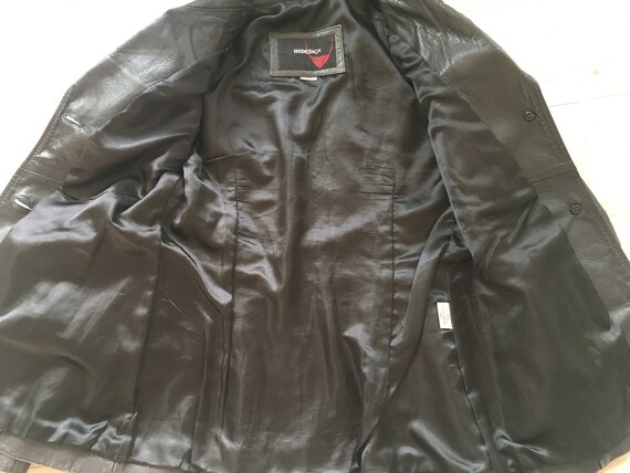 Vintage women Leather Jacket by HIDESIGN Black Jacket… - Gem
