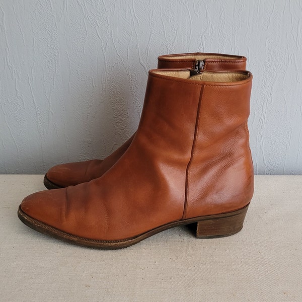 Italian Leather Booties - Etsy