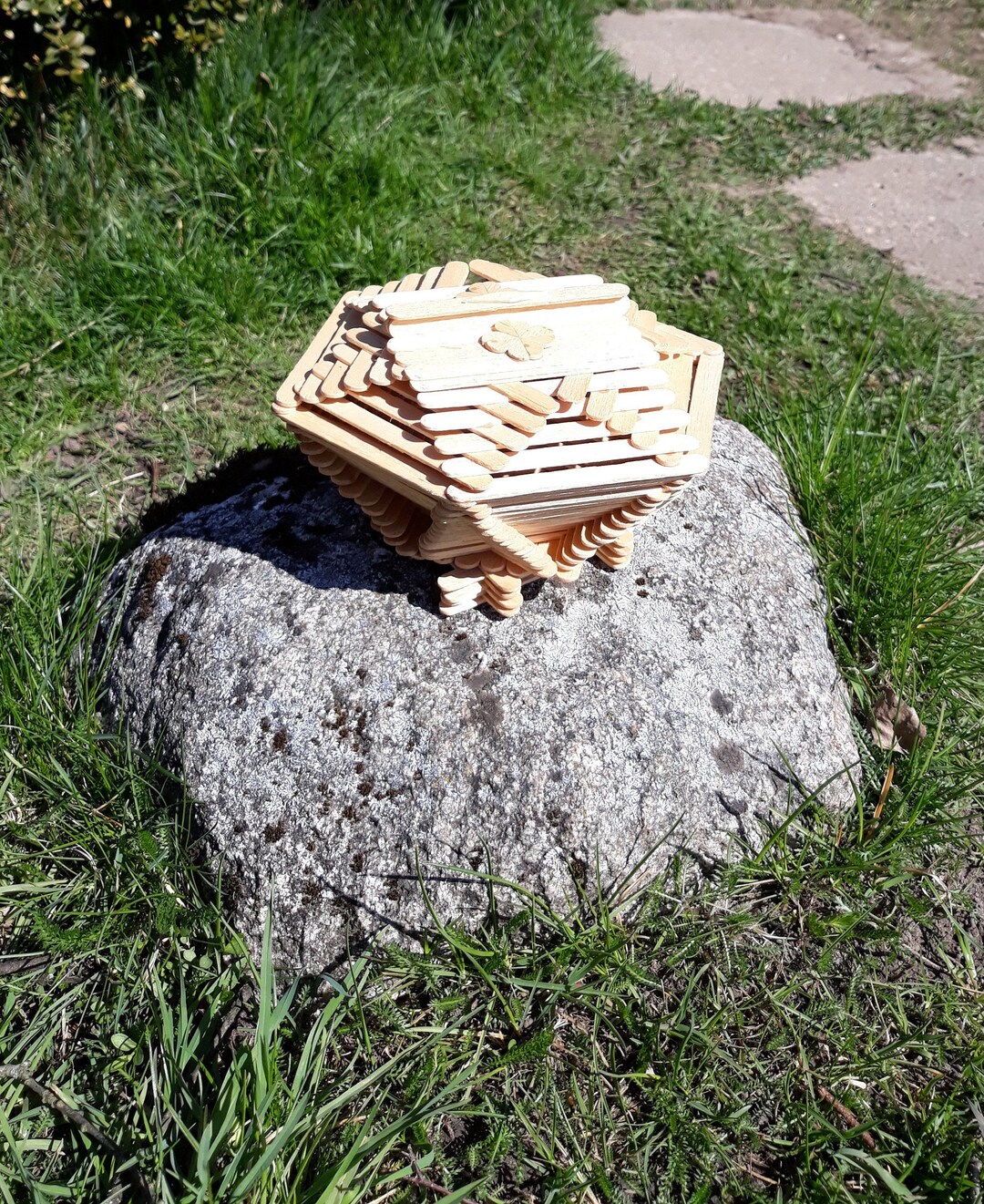 Swedish Vintage Wooden Stick Bowl Home Handmade Wooden Ice Stick Bowl ...