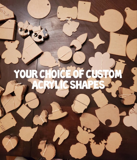 Badge Reel Blanks Any Quantity Custom Acrylic Badge Reel - Etsy