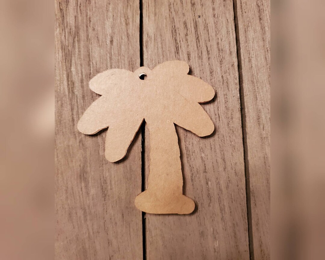 10 - 3 Inch Palm Tree Acrylic Blanks With or Without Holes for ...