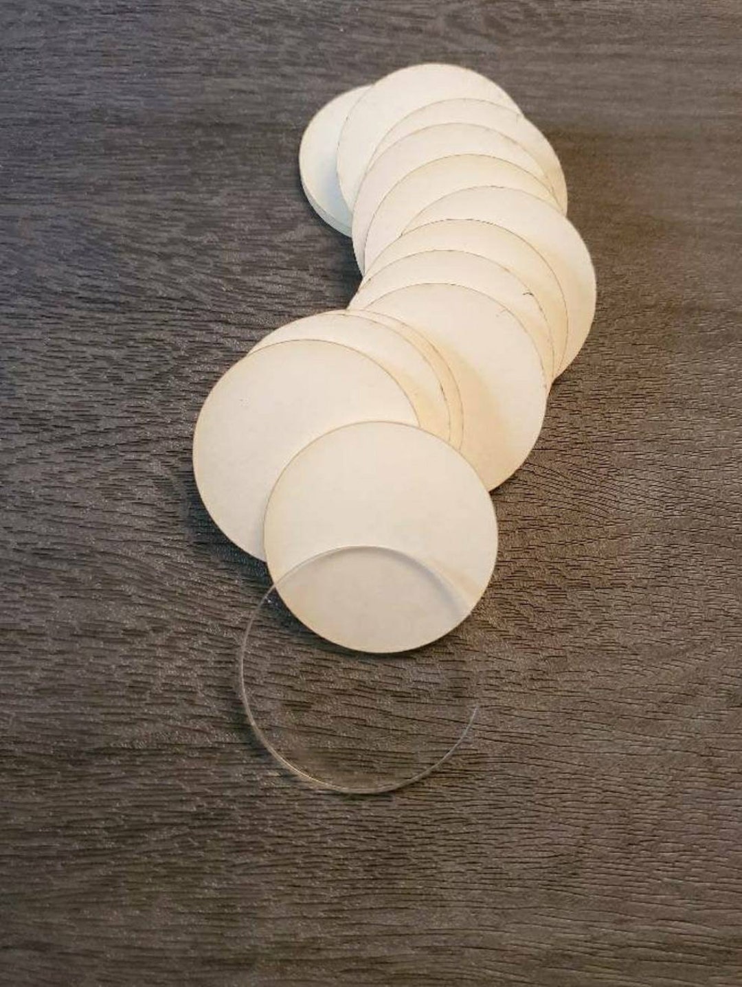 10 - 1.75 Inch Round Acrylic Blanks in Various Colors - Etsy