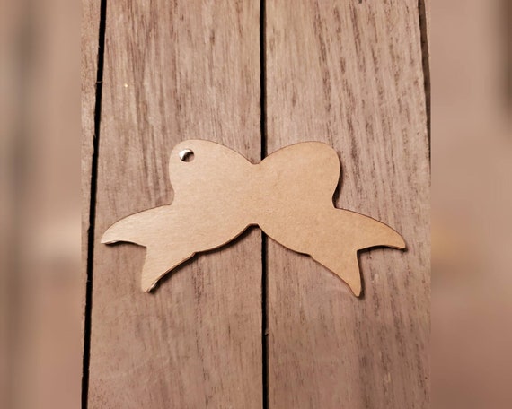 10 3 Inch Bow Acrylic Blanks With or Without Holes for | Etsy