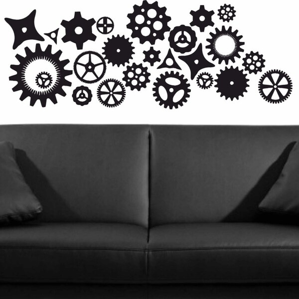 Steampunk Wall Decal - Etsy