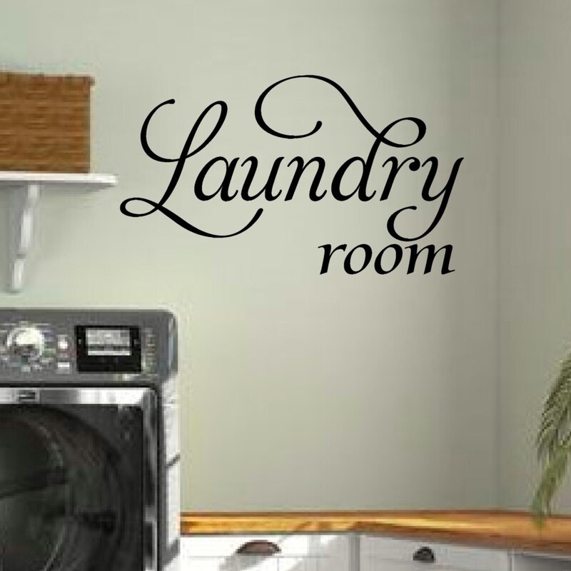 Laundry Wall Decal - Etsy