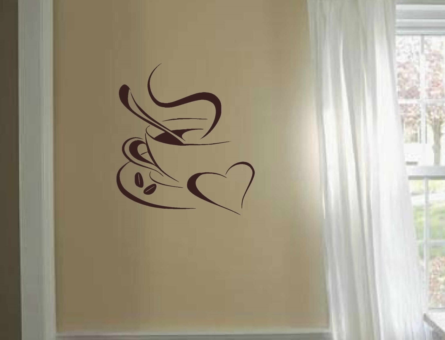 Kitchen Wall Decal Wall Vinyls Decals Art Coffee Lovers - Etsy