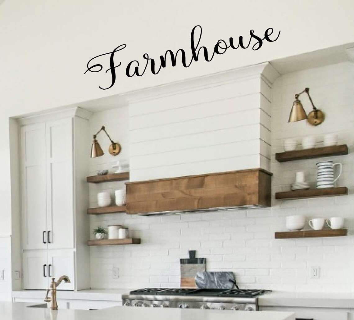 Farmhouse Kitchen Wall Decal Farmhouse Decor Farmhouse - Etsy