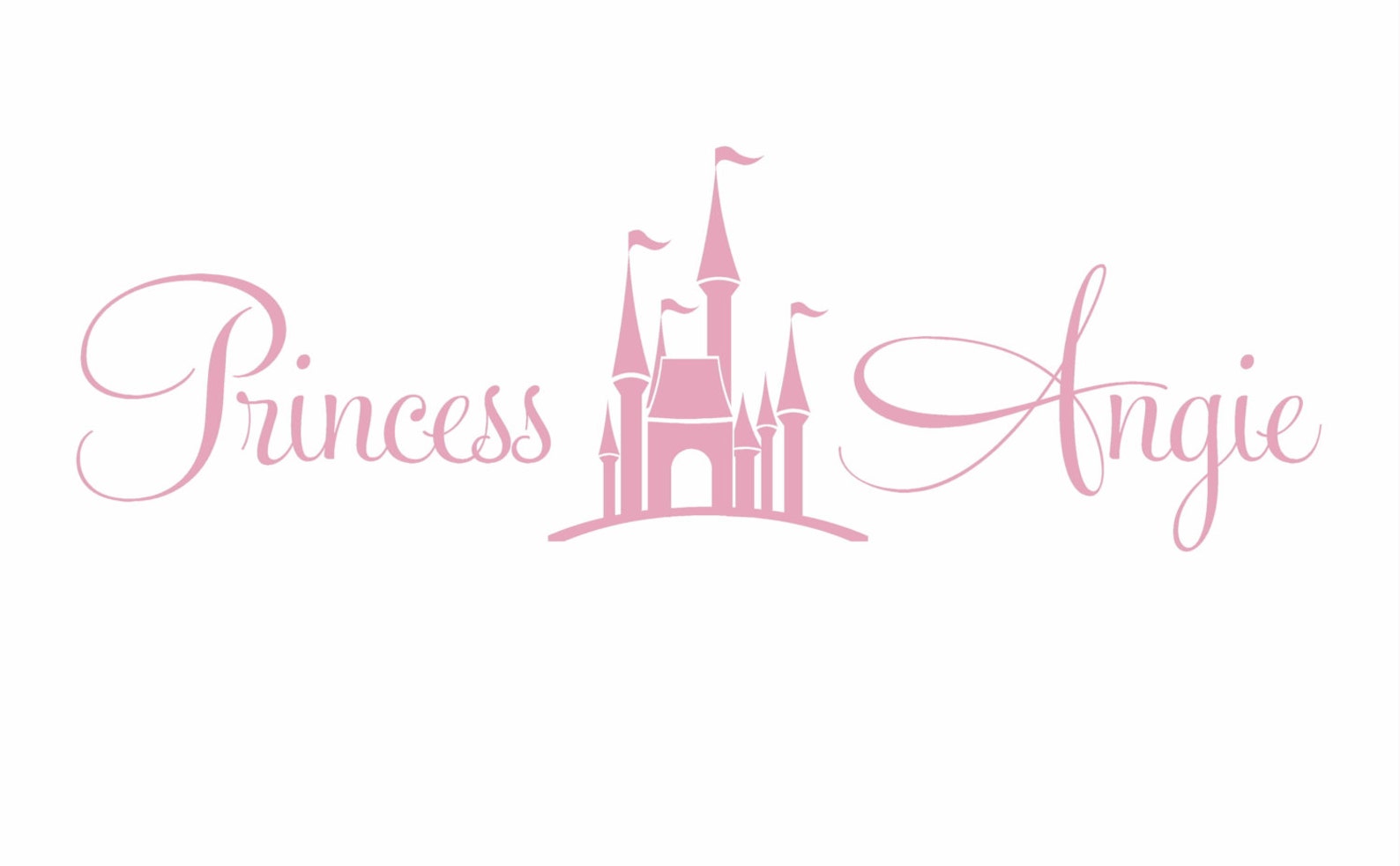 Custom Princess Wall Decal Personalized Children's Wall | Etsy
