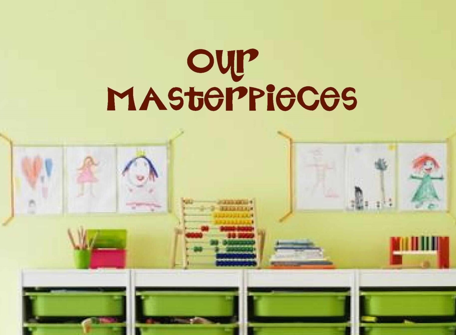 Our Masterpieces Wall Decal Vinyl Wall Art Masterpieces - Etsy