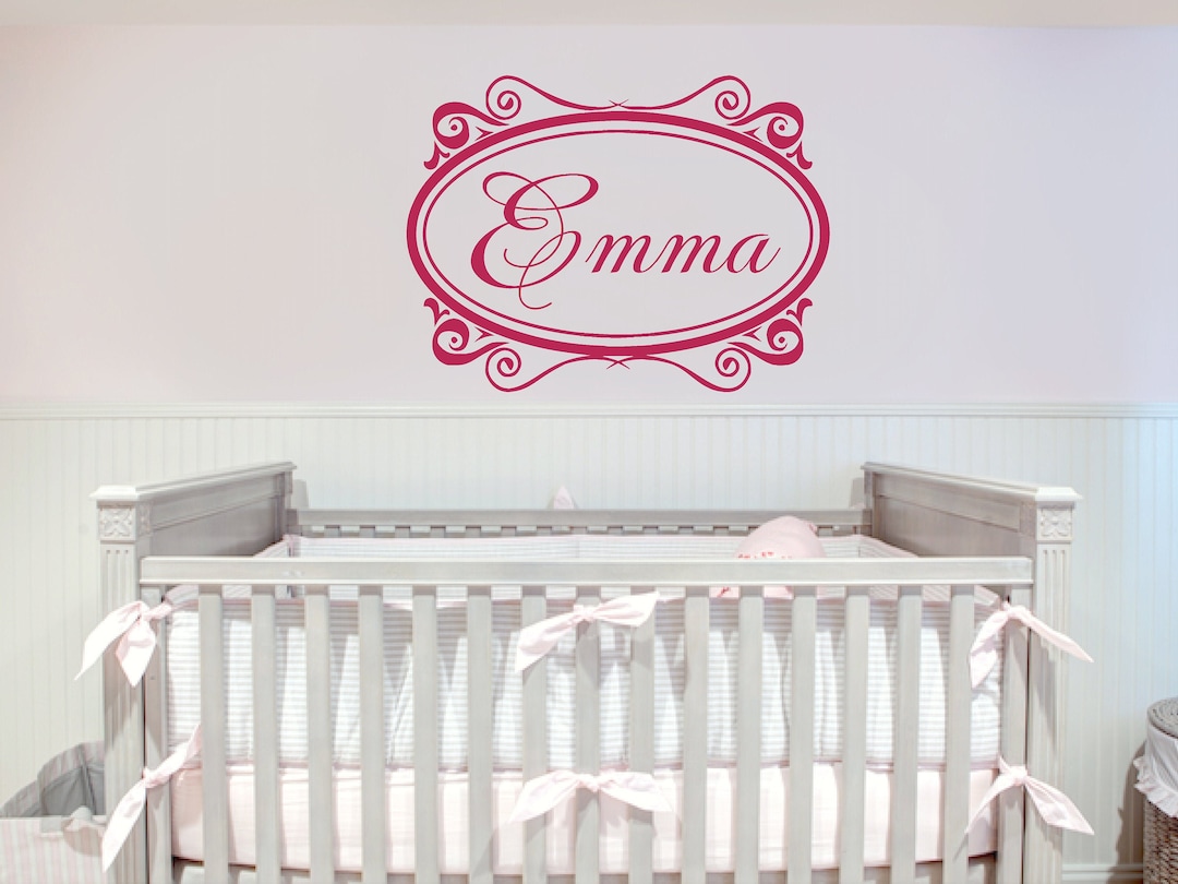 Girls Name Wall Decor - Personalized Girls Name Wall Decals - Children ...