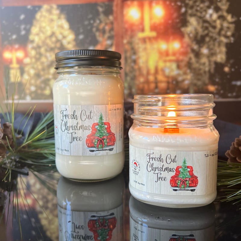 Christmas. Tree Candles - Etsy
