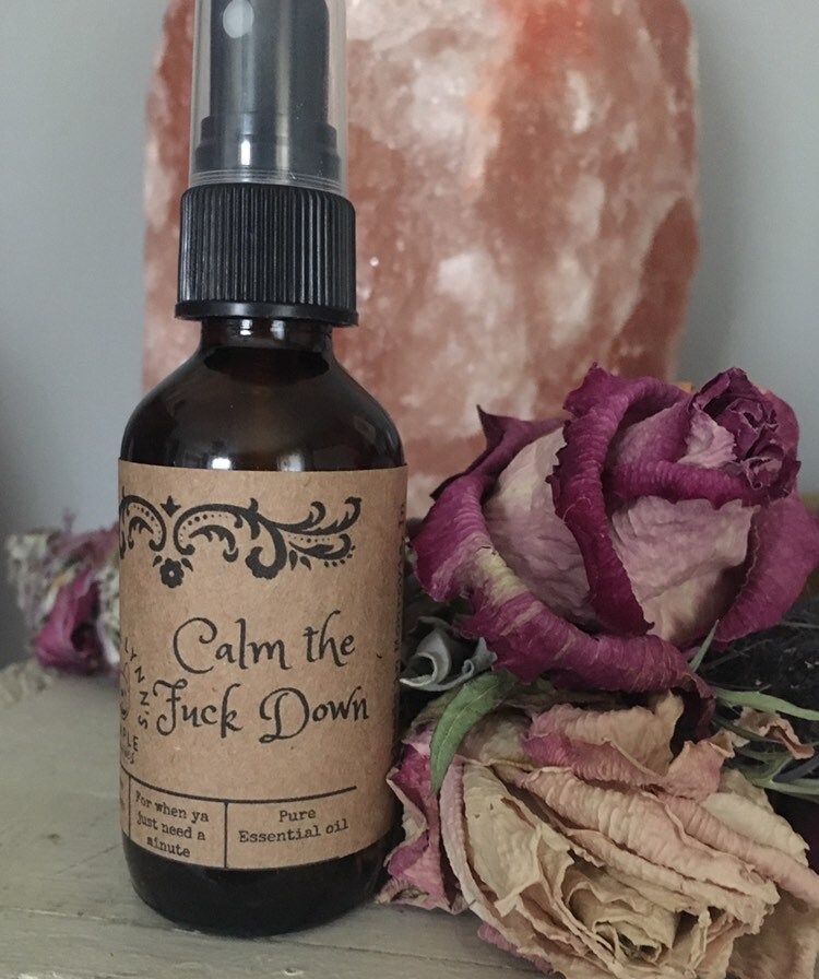 Calm Spray, Calm the f*ck down, cleansing, vibration, Lavender ...