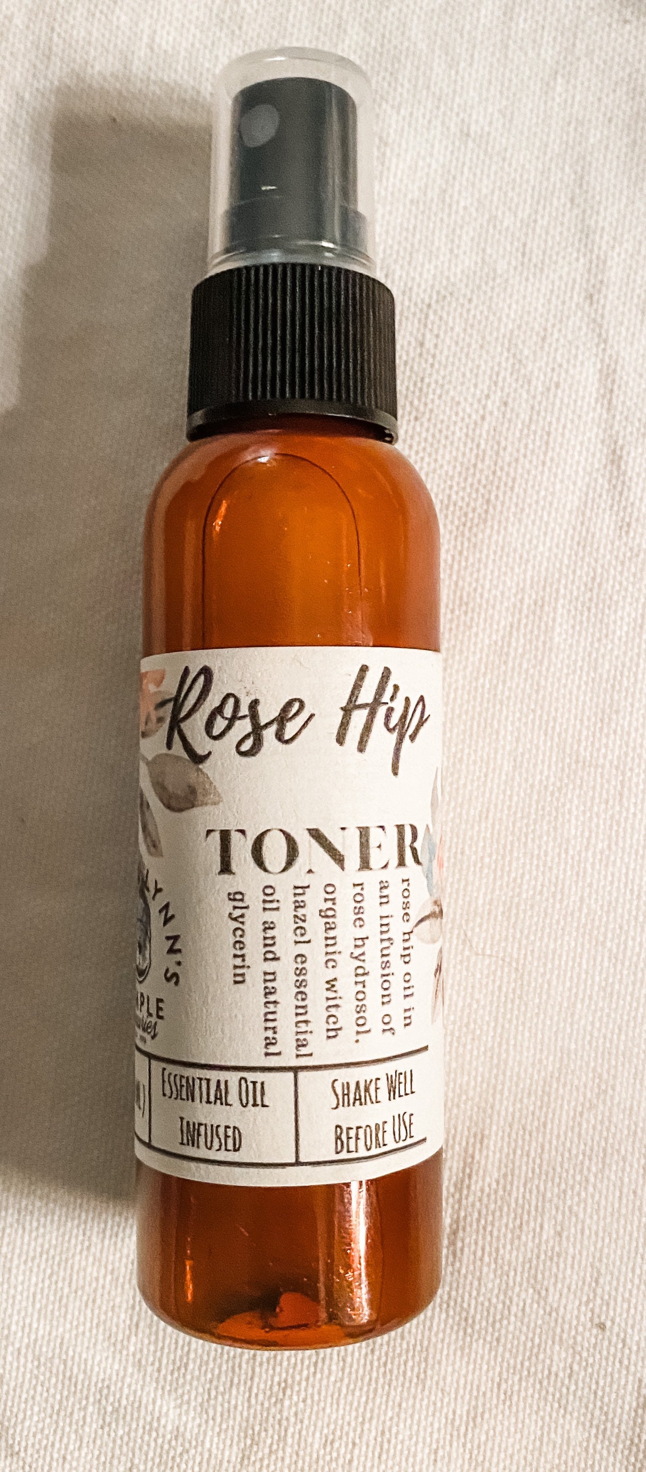 Rose water toner, rose hip oil toner, witch Hazel toner, skin toner ...