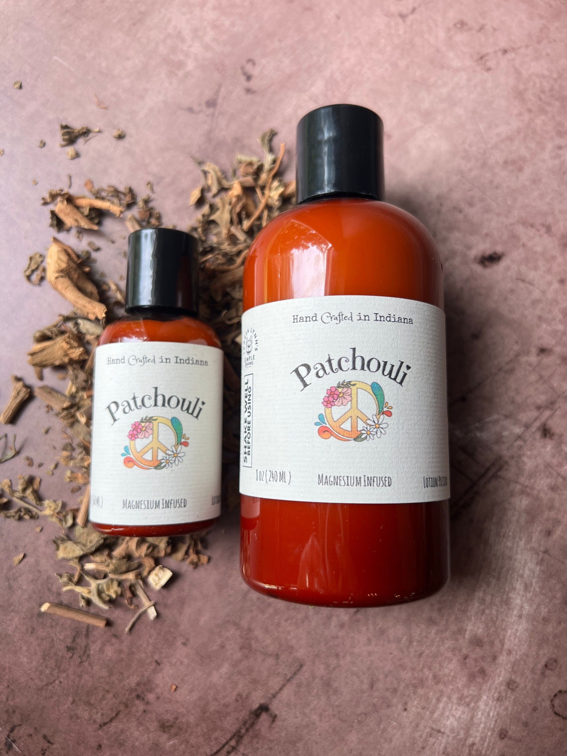 Patchouli essential oil Hand Crafted Lotion