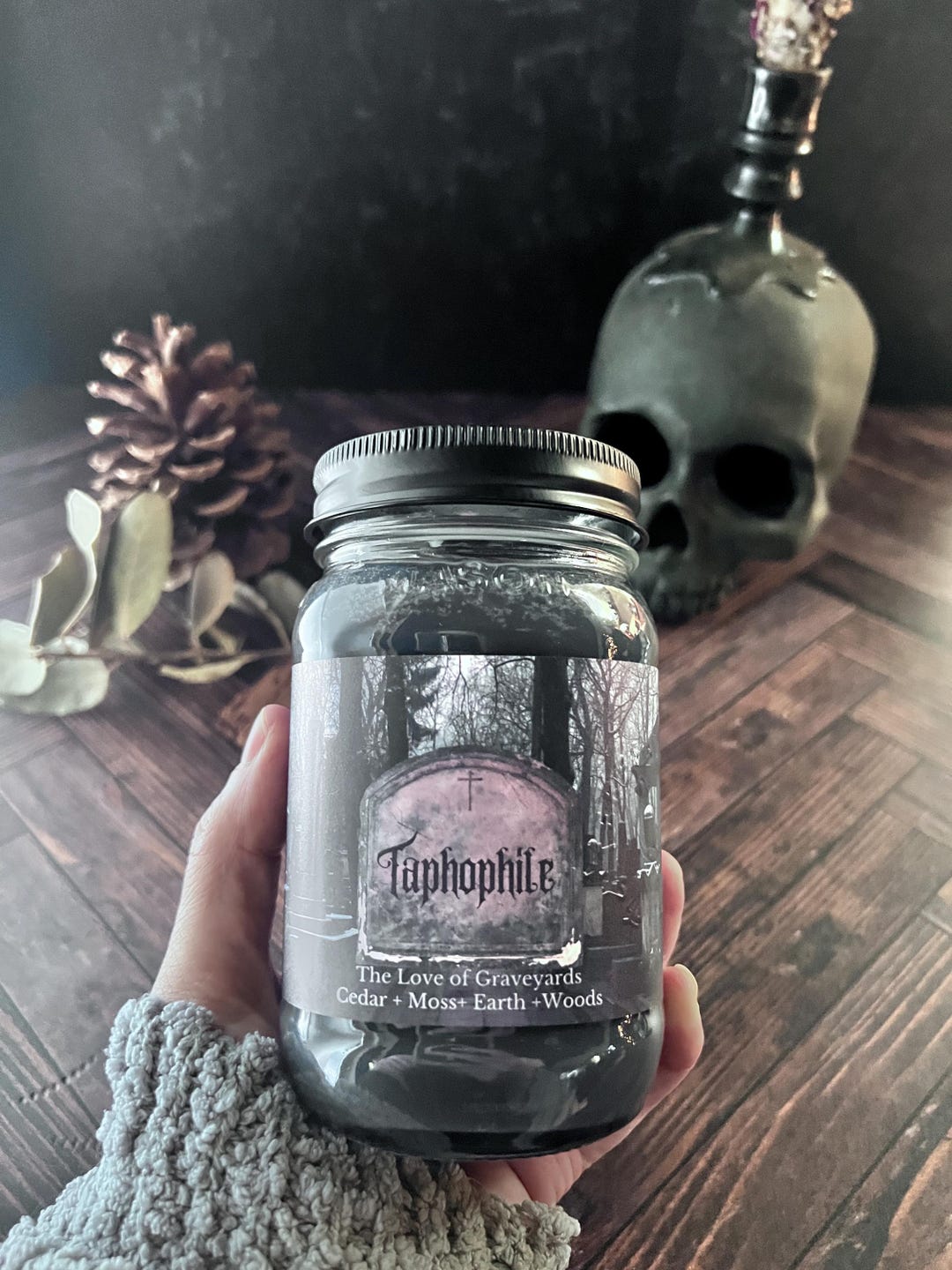 Taphophile - Lover of Cemeteries, Funerals and Gravestones - Soy Wooden ...