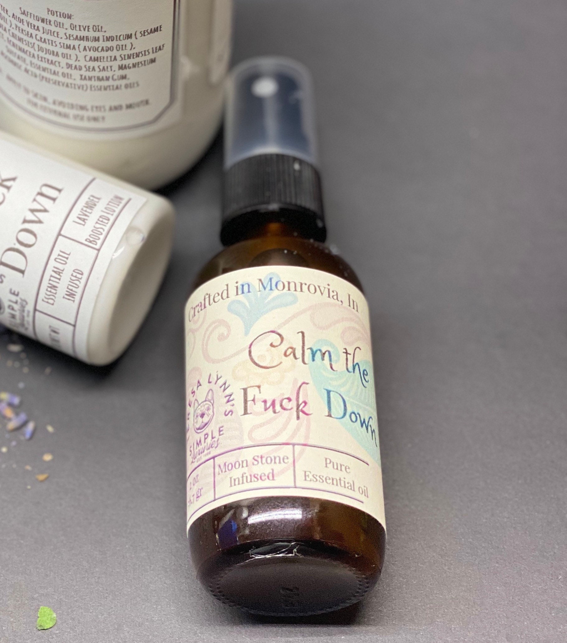 Calm Spray, Calm the f*ck down, cleansing, vibration, Lavender ...
