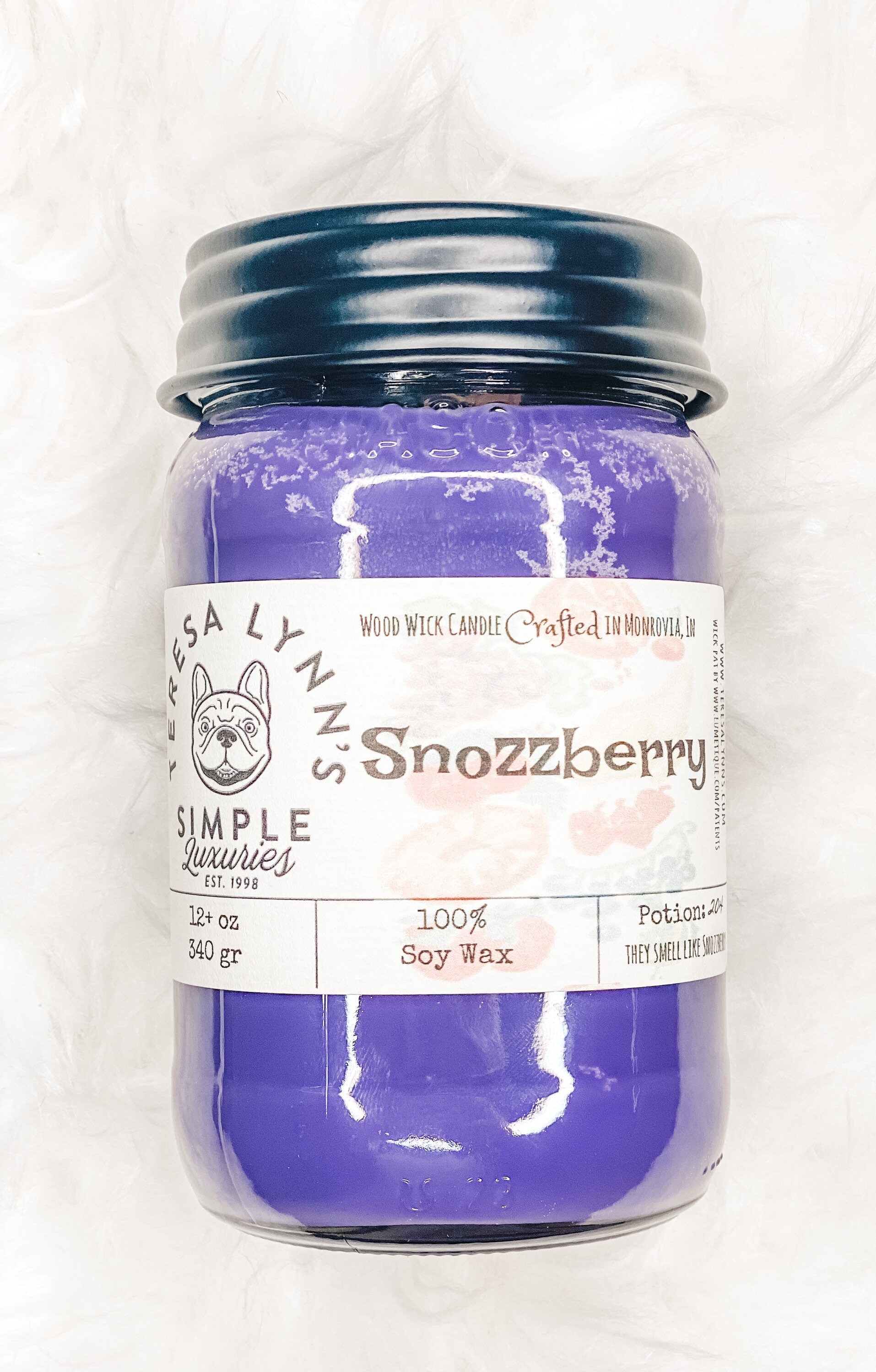 Snozzberry, soy candle, , BlackBerry, raspberry, strawberry, purple ...