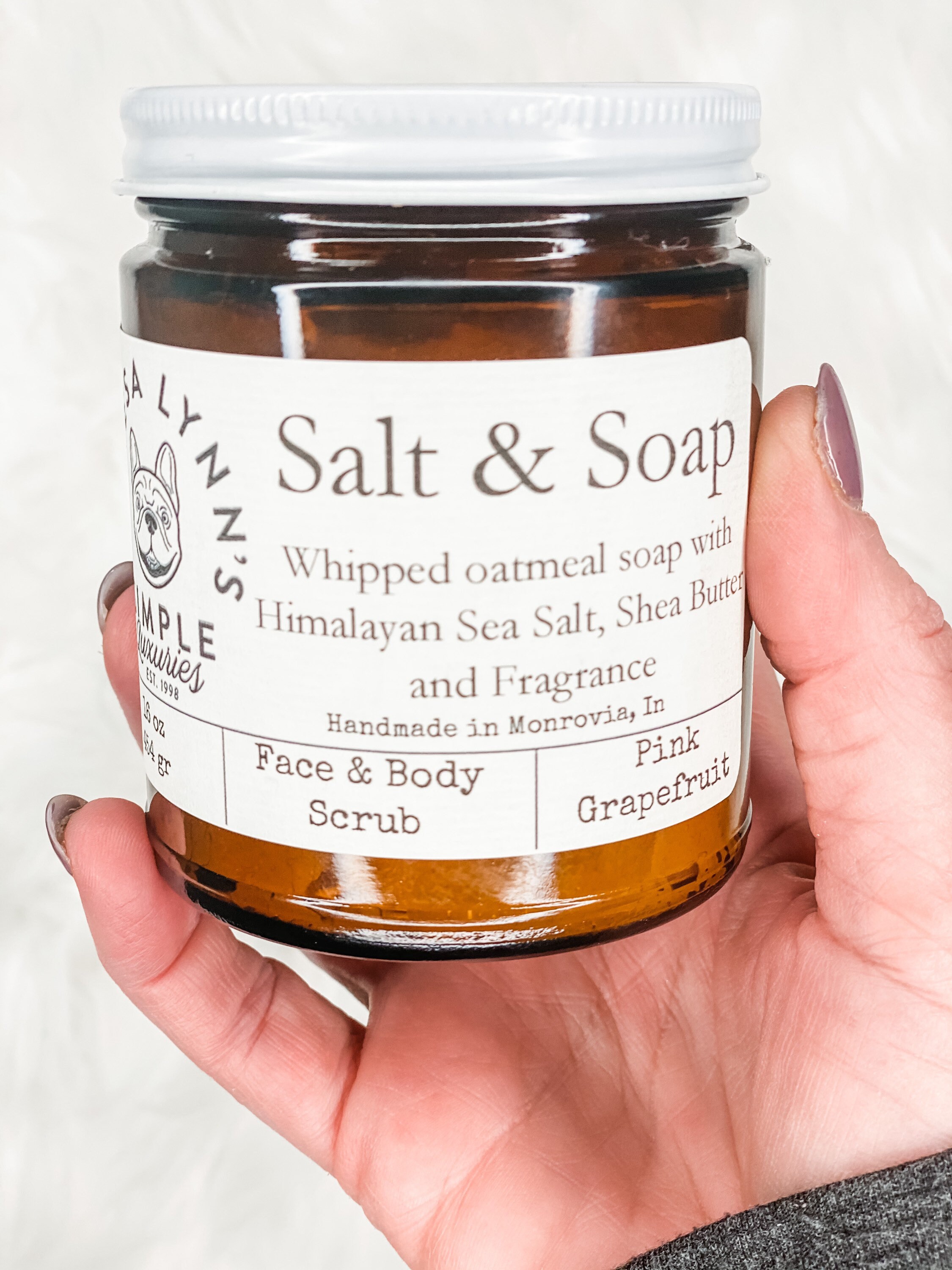 Foaming Salt Scrub Himalayan Sea Salt Exfoliate Grapefruit Coconut Foaming Salt Scrub Himalayan Sea Salt Exfoliate Grapefruit Coconut