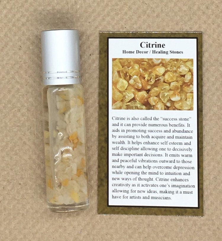 Crystal Infused, essential oil, crystal roller, protection oil ...