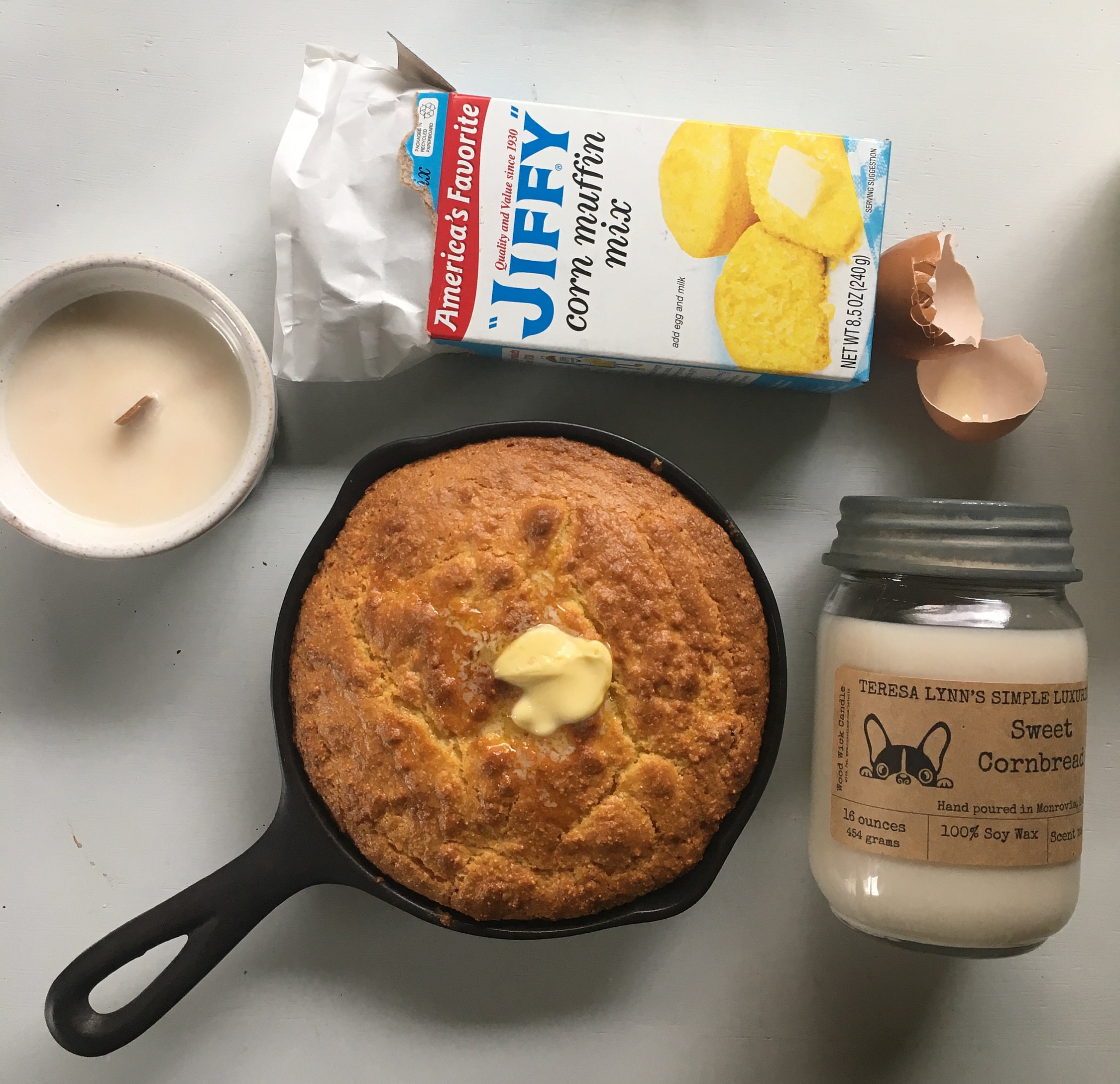 Sweet Cornbread candle | Soy candle | wooden wick | Phthalate free ...