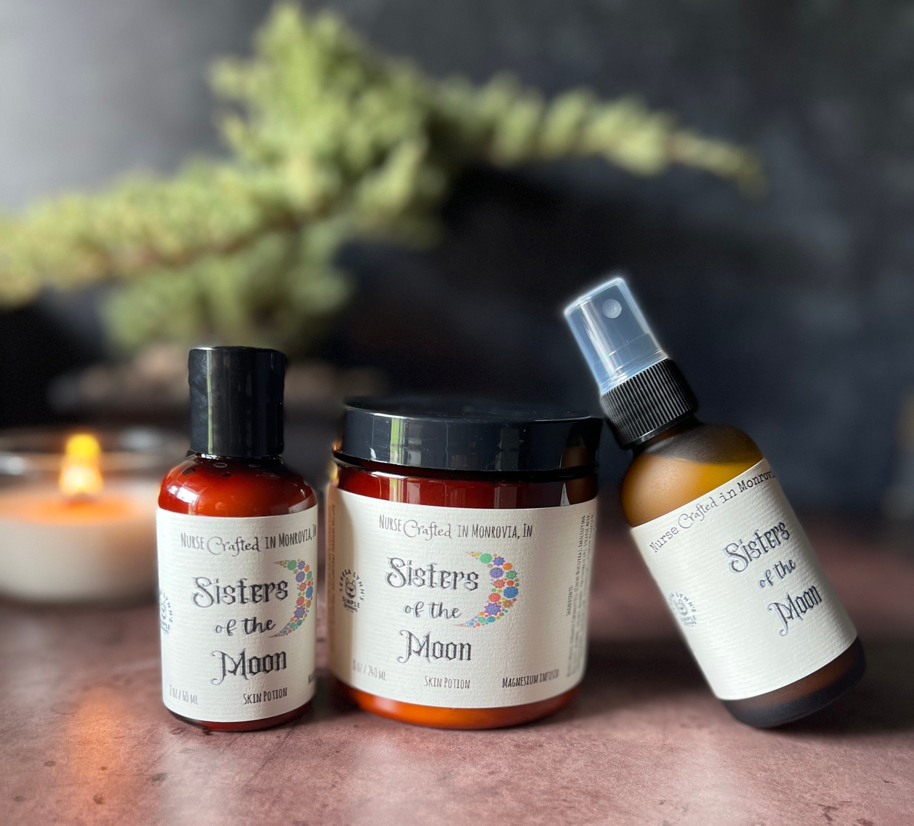 Sisters of the Moon, lotion, skin lotion, hemp, Patchouli, exotic resin ...