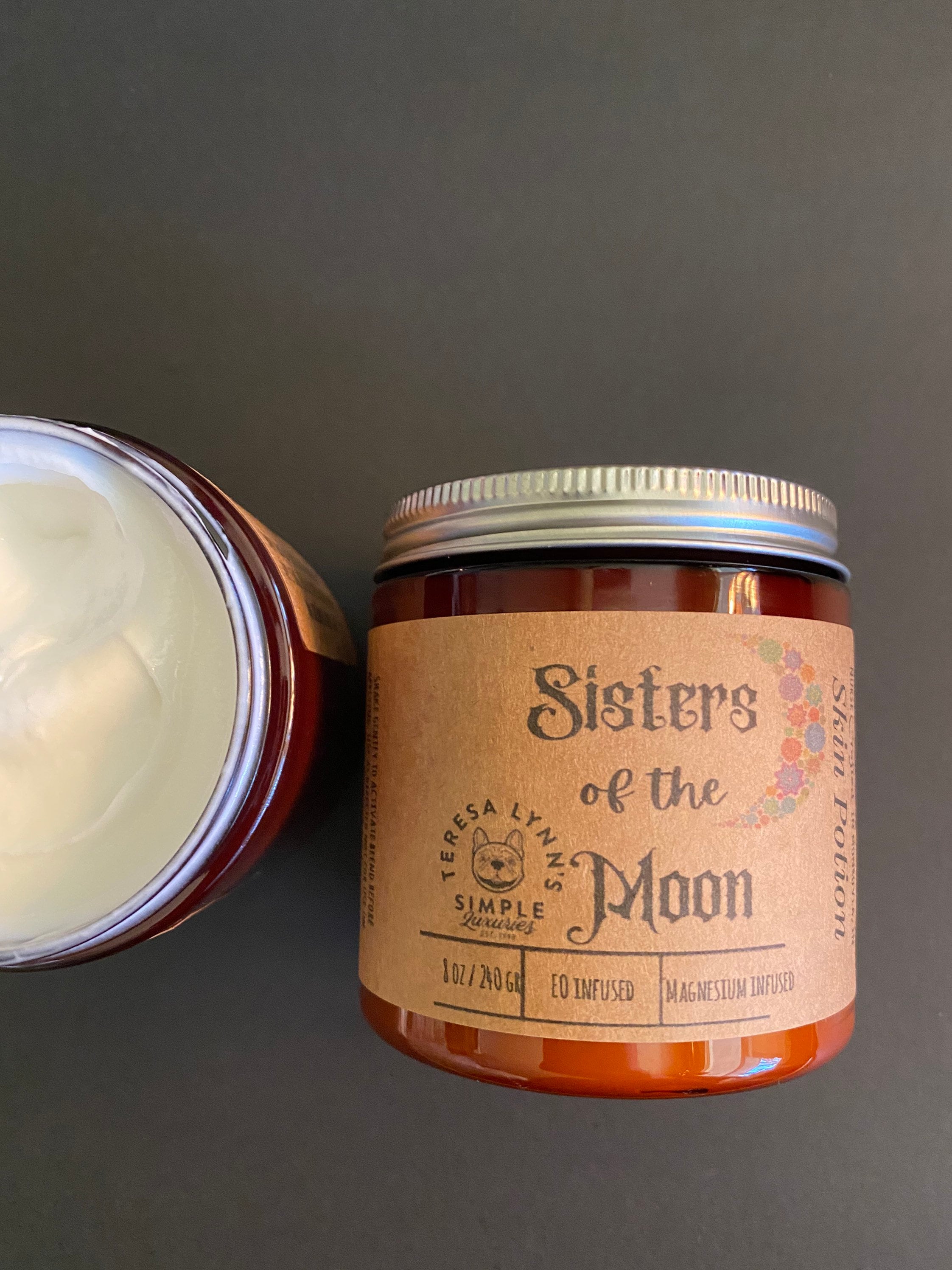 Sisters of the Moon, lotion, skin lotion, goats milk, honey, hemp ...
