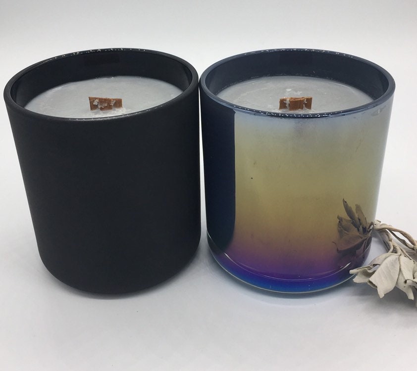 Rainbow, slate, aura candle, , soy candle, luxury candle, handmade ...