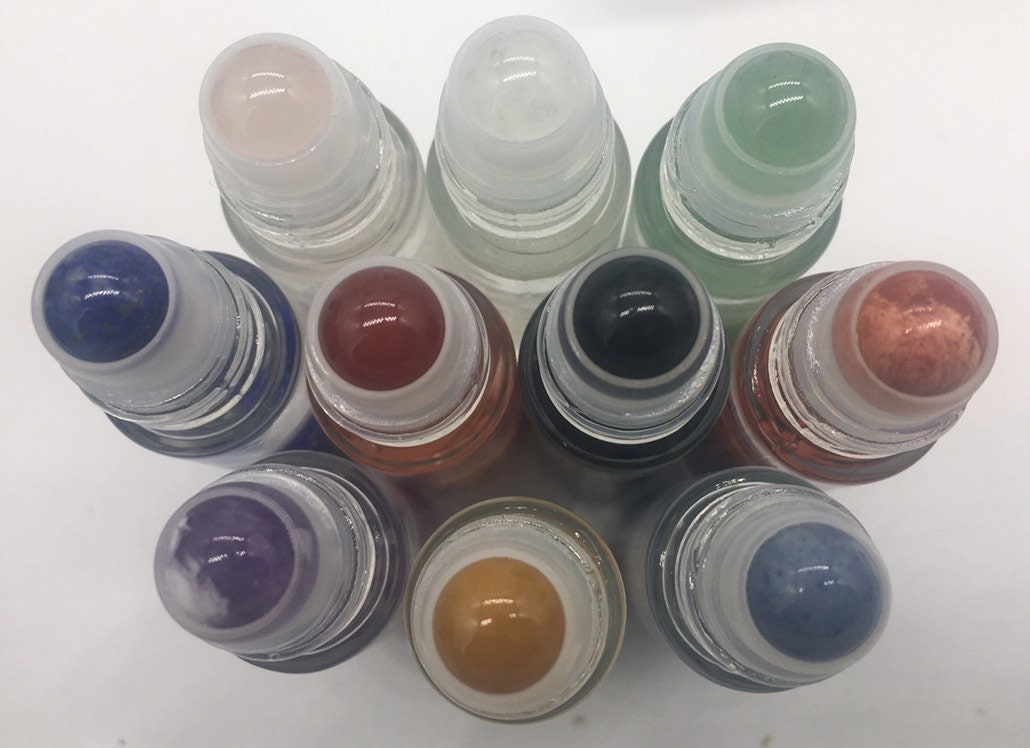 Crystal Infused, essential oil, crystal roller, protection oil ...