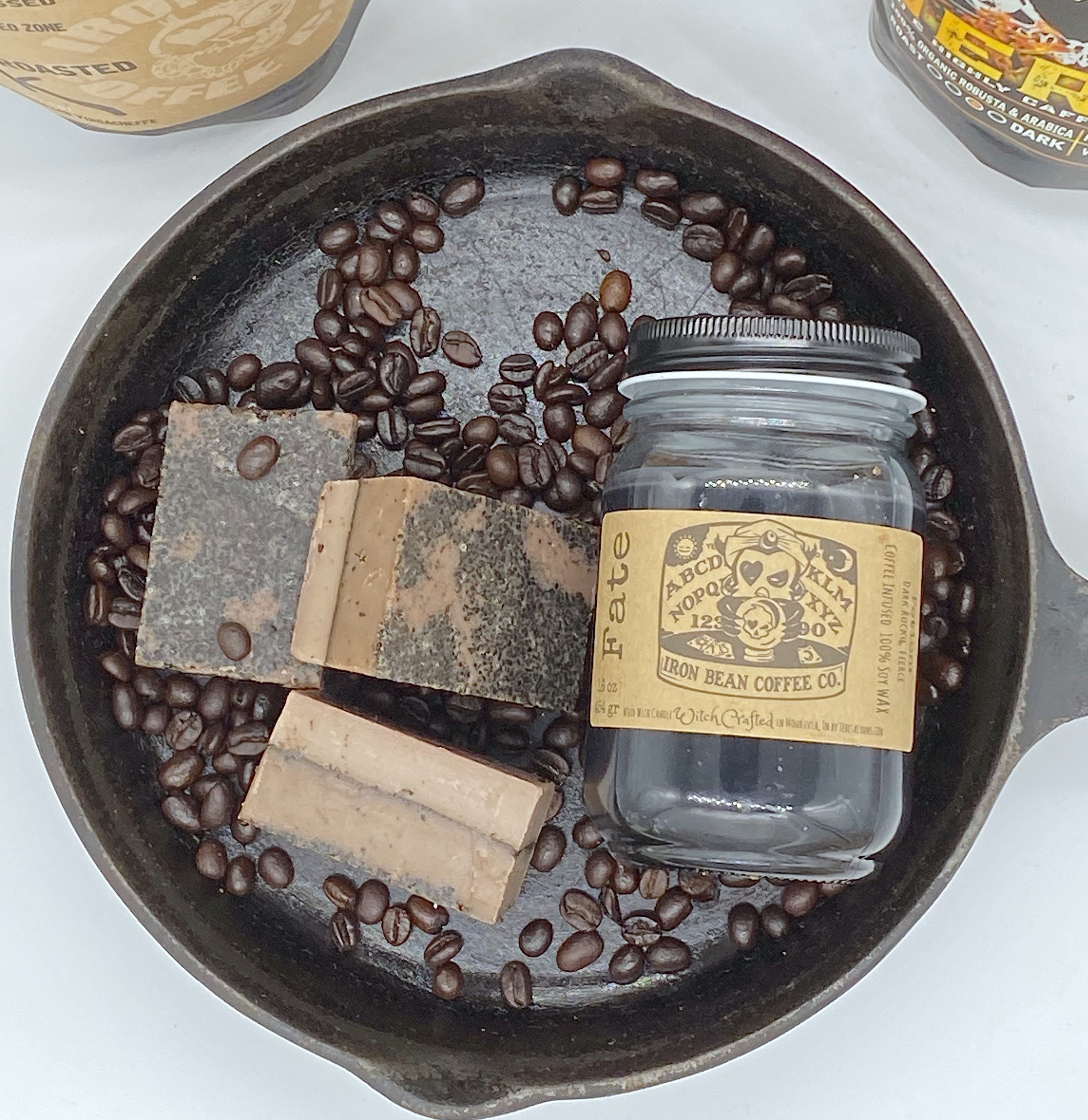 Coffee Soap Exfoliating Iron Bean Coffee Goat Milk Soap Cocoa