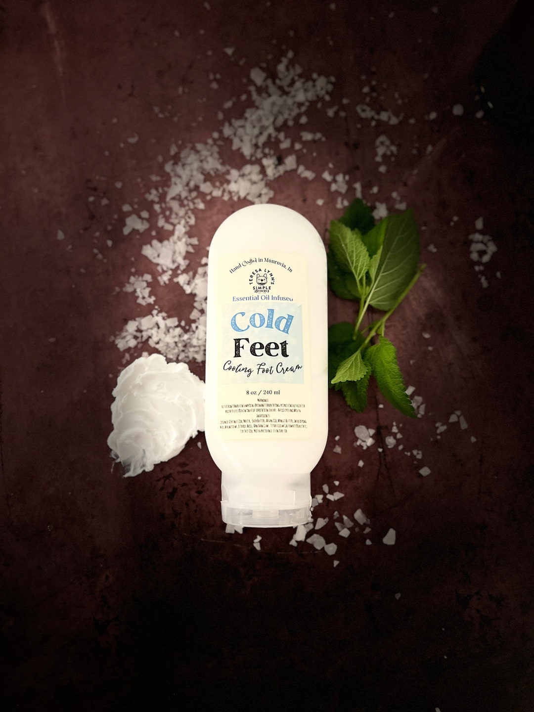 Cold Feet, Cooling Foot Cream - Etsy