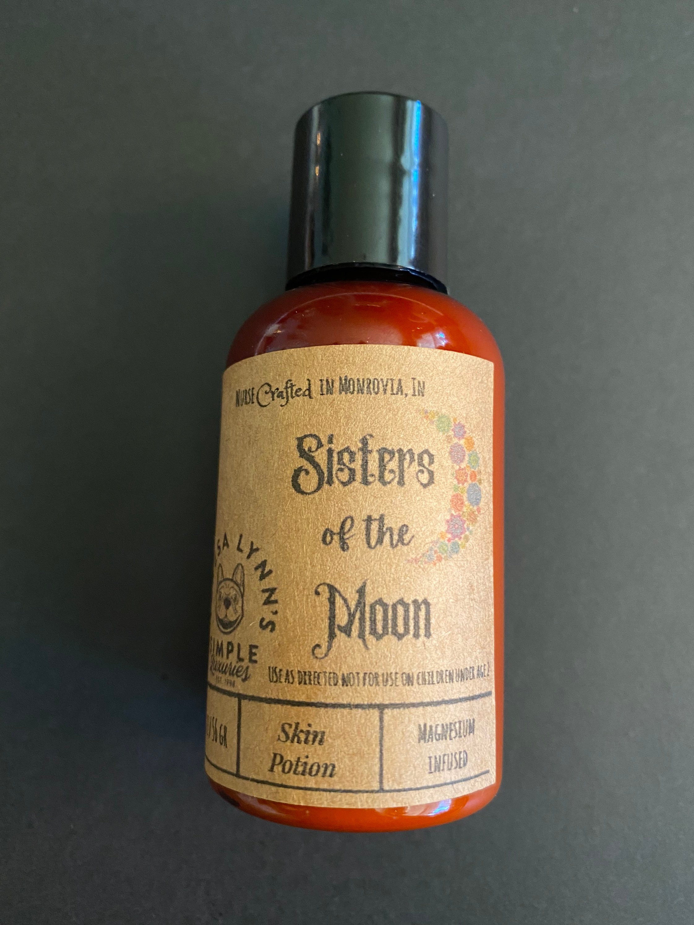 Sisters of the Moon, lotion, skin lotion, goats milk, honey, hemp ...