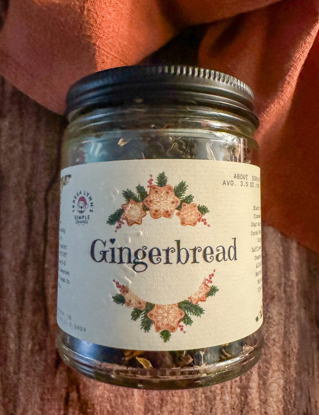 Gingerbread Black Tea: Aromatic Spiced Loose Leaf Tea - Etsy