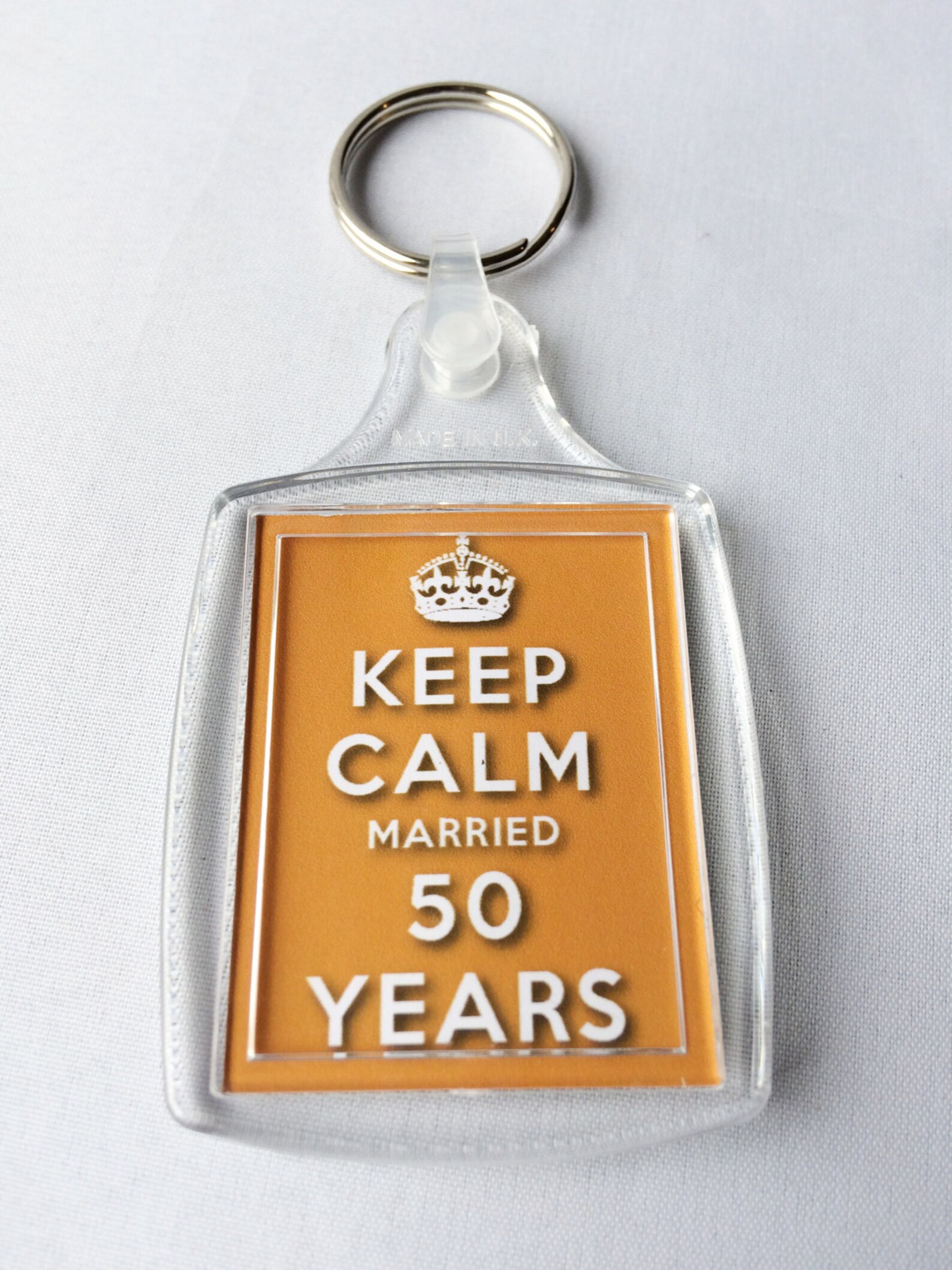 Keep Calm 50th Golden Wedding Anniversary Married 50 Years - Etsy UK