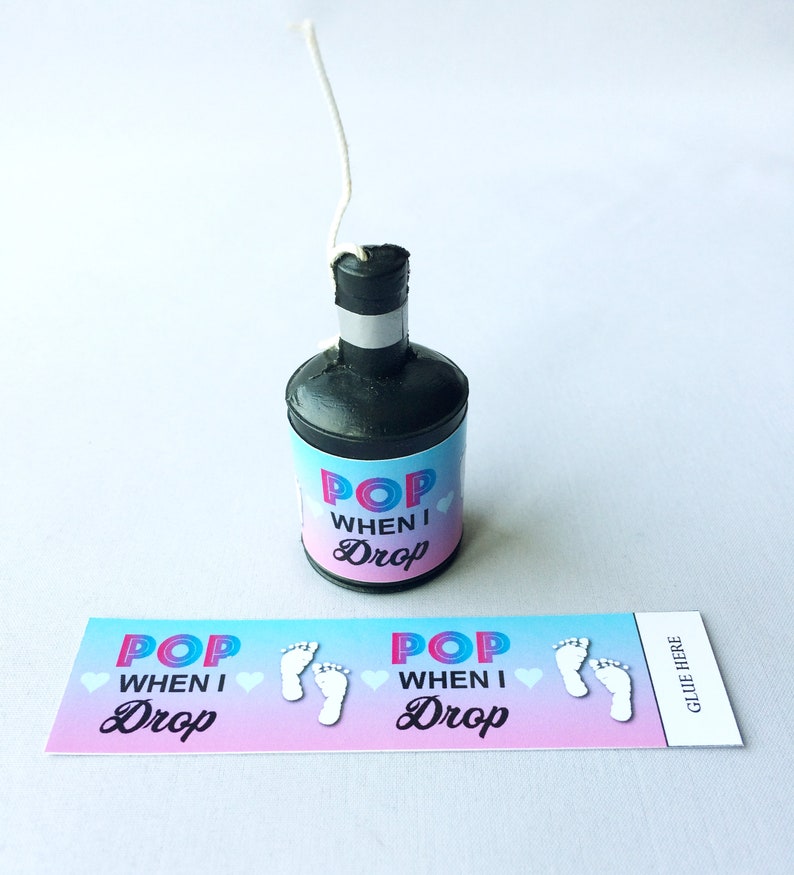 40x Pop When I Drop Baby Shower Gift Favour Party Popper | Etsy